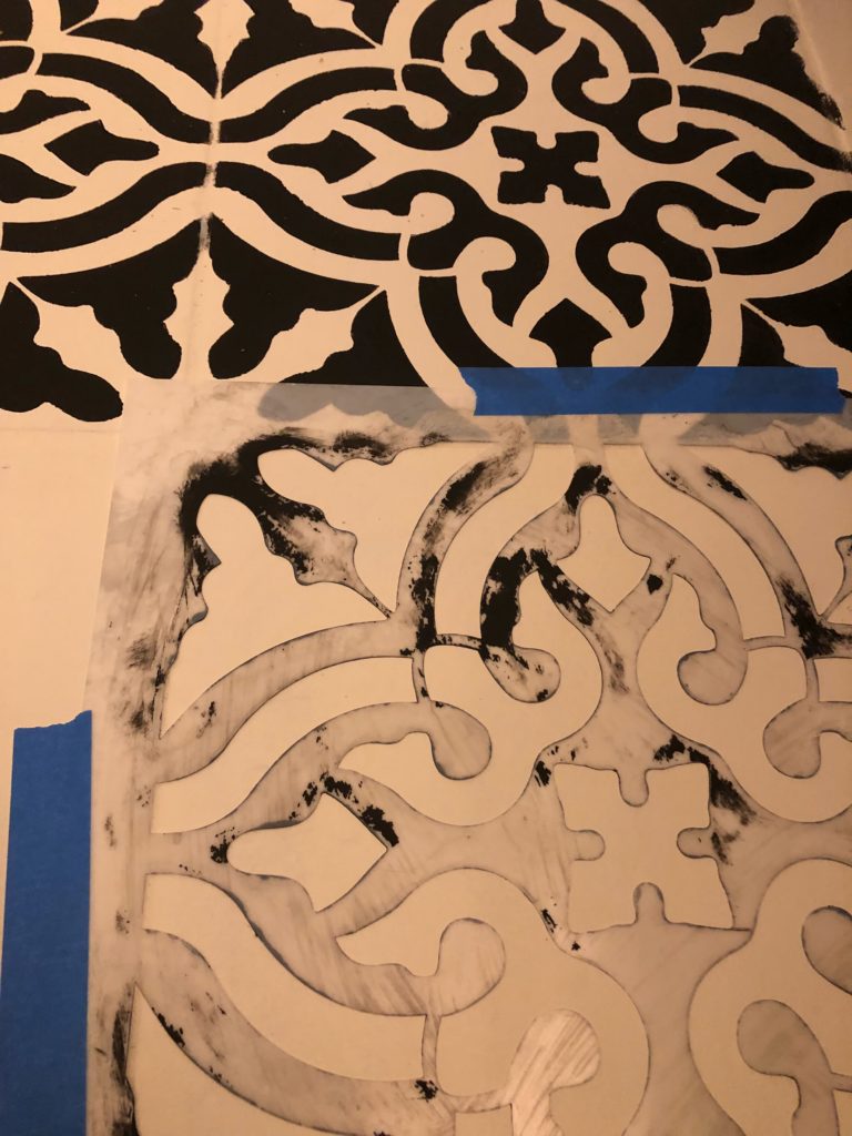 stencil tutorial line up the stencils - Wilshire Collections