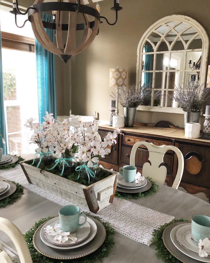 Spring Decor Home Tour- A touch of Spring to brighten my home ...