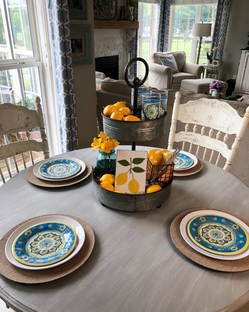 My lemon inspired Summer Tiered Tray! How to pick a theme and run with ...