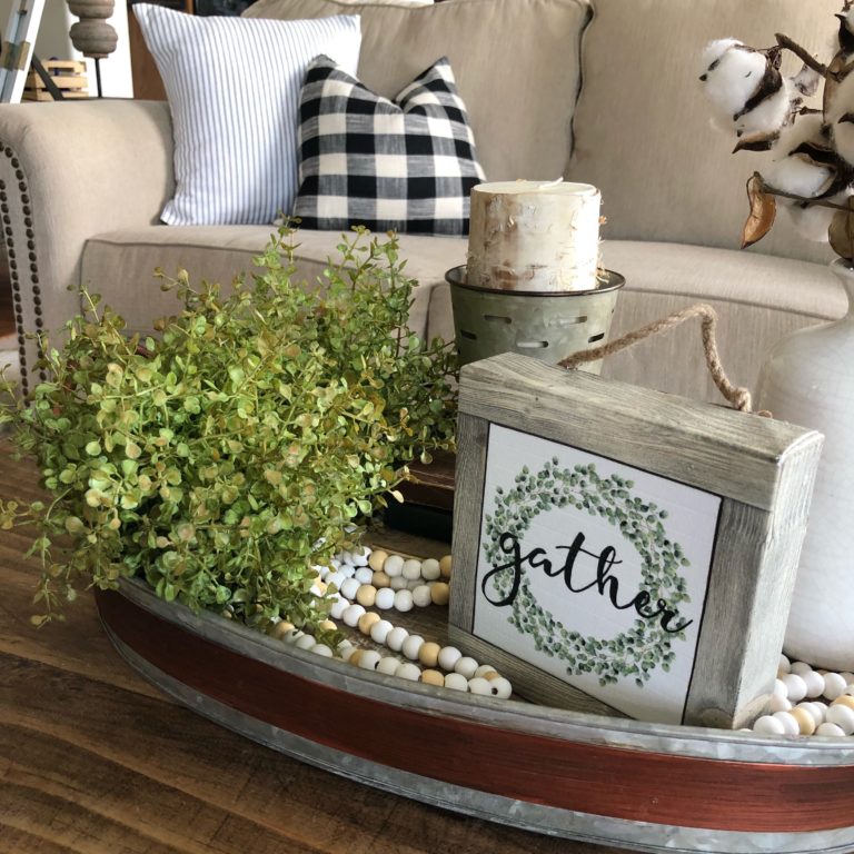 10 fabulous farmhouse trays for your home! - Wilshire Collections