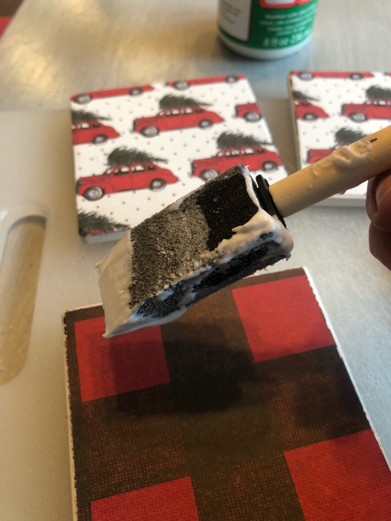 DIY Christmas Coasters for under $5! - Wilshire Collections