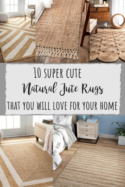 10 cute Natural Jute Rugs that you will love! - Wilshire Collections
