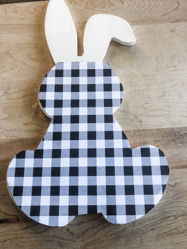 DIY~ wood bunny turned into darling REVERSIBLE Easter decor! - Wilshire ...