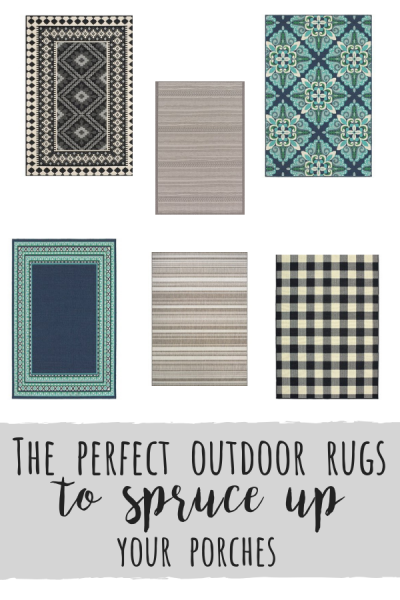 The perfect outdoor rugs to spruce up your porches! - Wilshire Collections