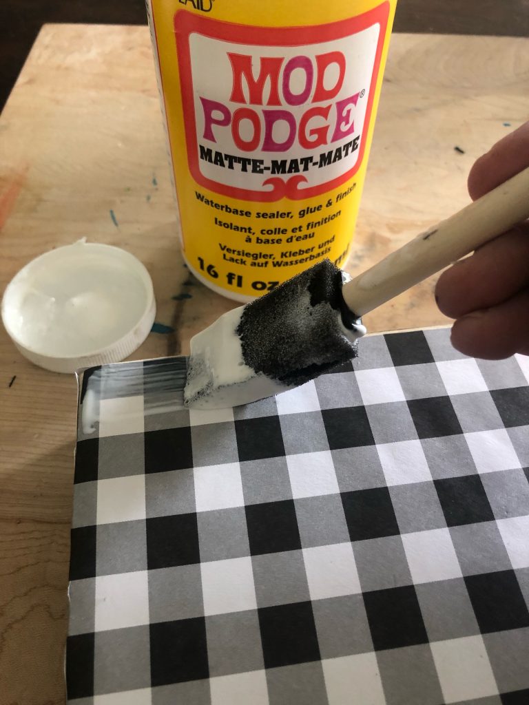 DIY zip code sign with scrap wood and stickers! - Wilshire Collections