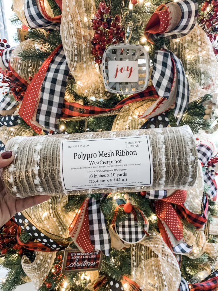 Christmas Tree Ribbon Guide for quick reference on how much to buy ...