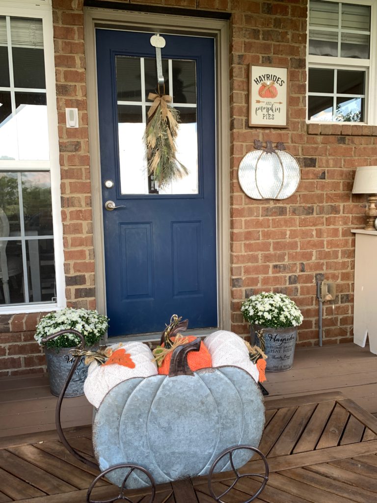 Fall porch decorating ideas with my Old Time Pottery finds! - Wilshire ...