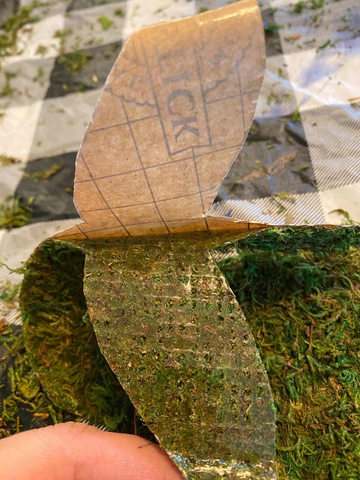 DIY Moss Bunny project - Wilshire Collections