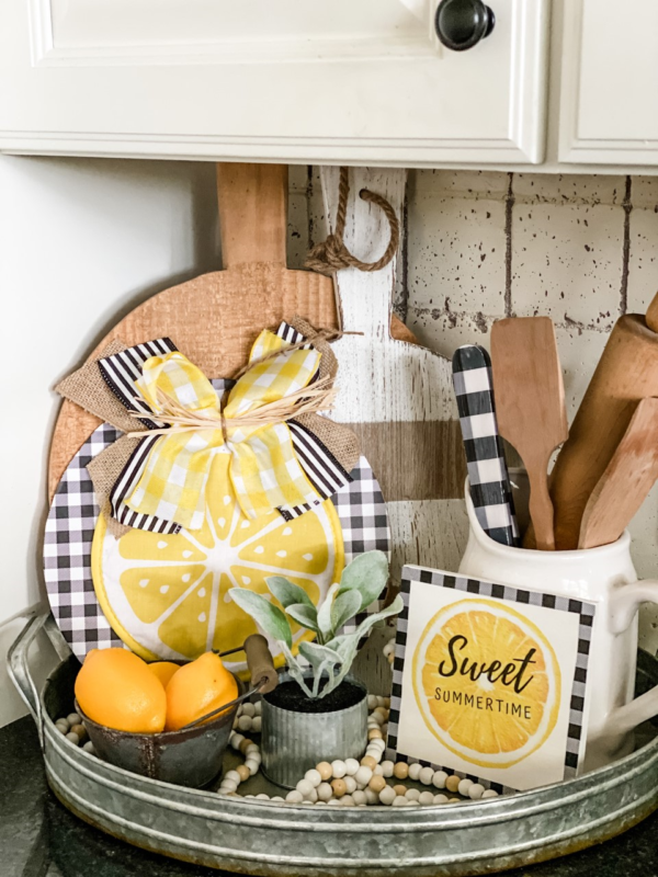 Lemon crafts! 2 quick and easy buffalo check and lemon crafts ...