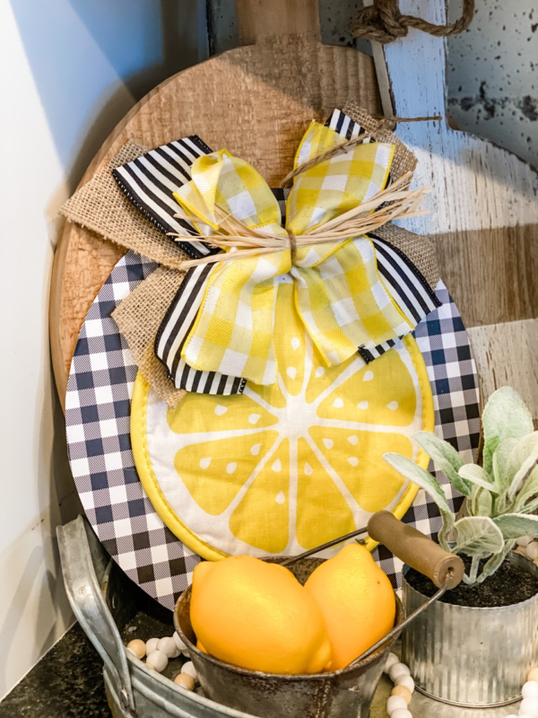 Lemon crafts! 2 quick and easy buffalo check and lemon crafts ...