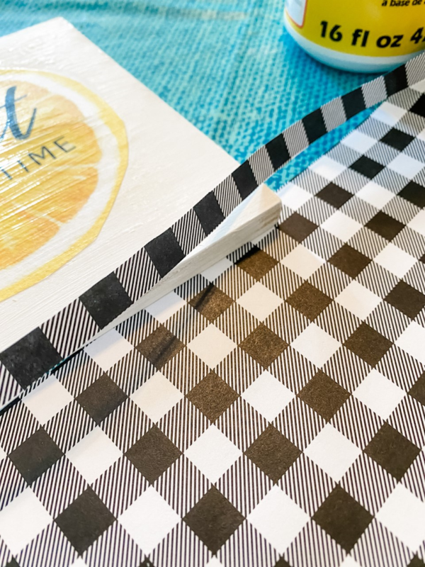 Lemon crafts! 2 quick and easy buffalo check and lemon crafts ...