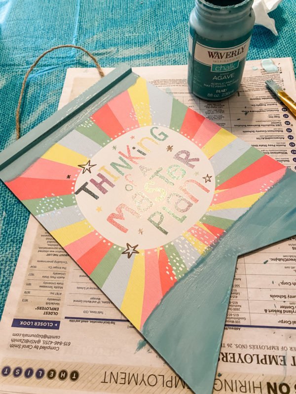 DIY Dollar Tree sign using a printable! - Wilshire Collections