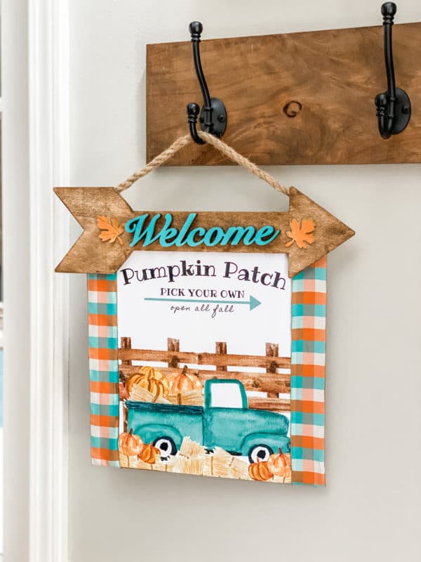 DIY Dollar Tree sign using a printable! - Wilshire Collections