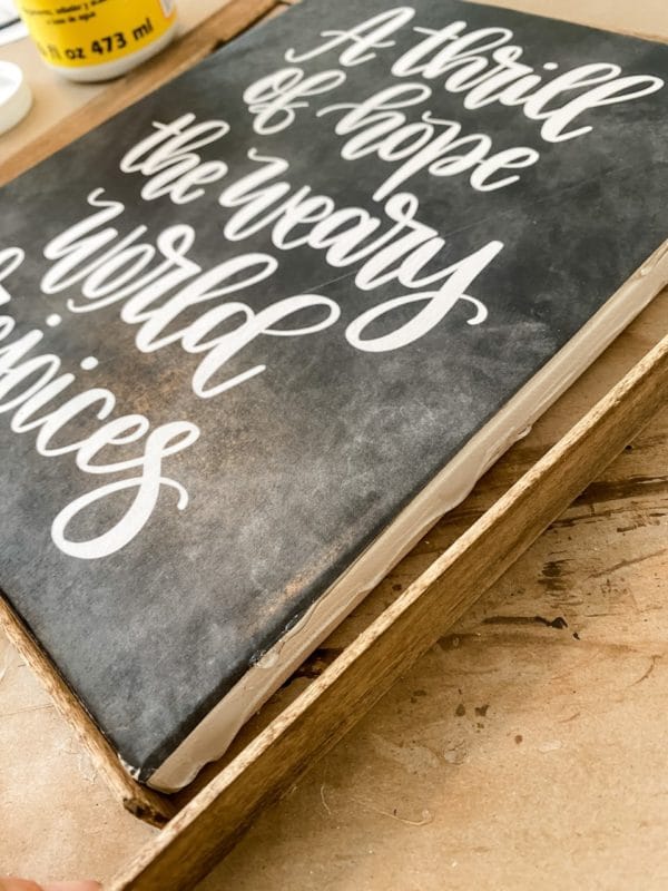 How to make a DIY sign using a printable! - Wilshire Collections