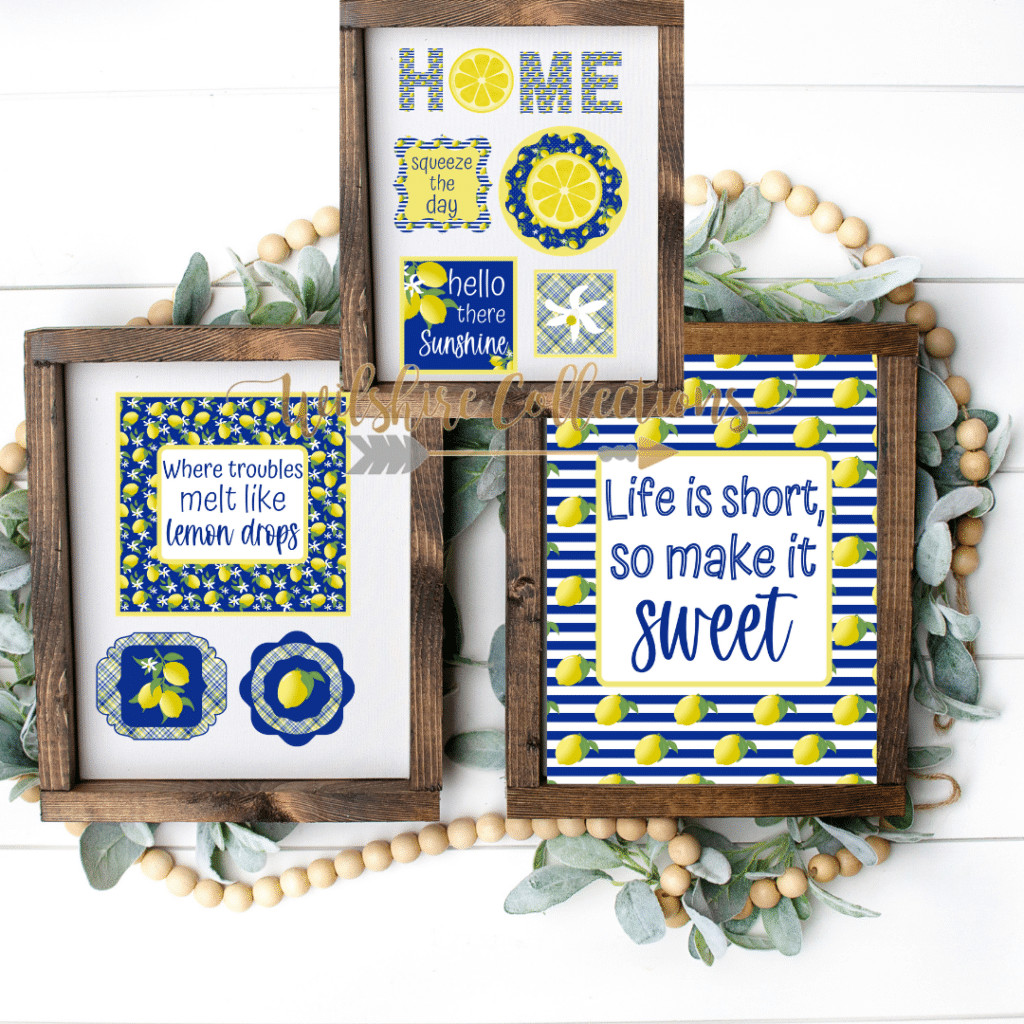 The easiest reversible DIY Lemon sign! - Wilshire Collections