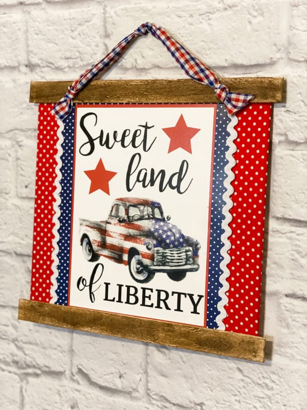 2 easy DIY patriotic signs - Wilshire Collections