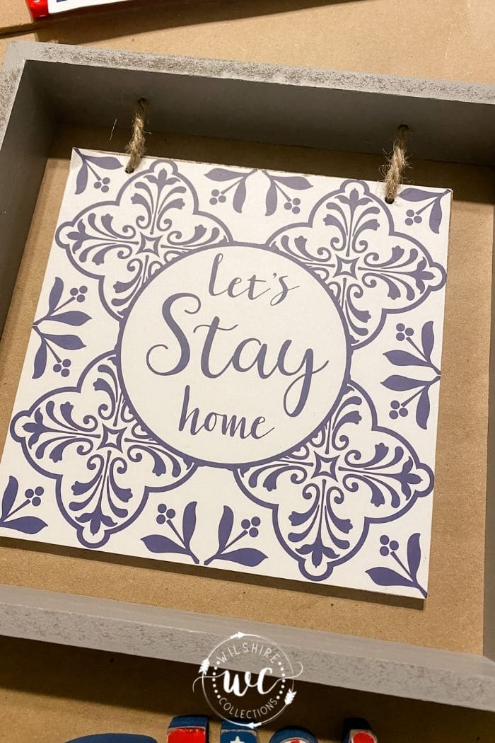 2 easy DIY patriotic signs - Wilshire Collections