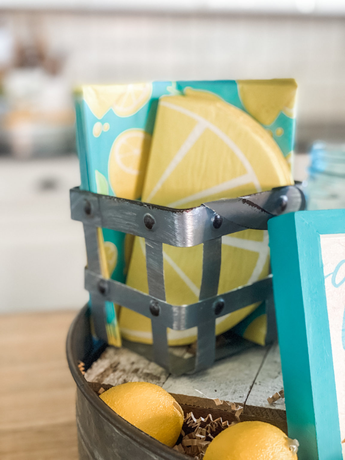 Lemon Tiered Tray for Summer! - Wilshire Collections