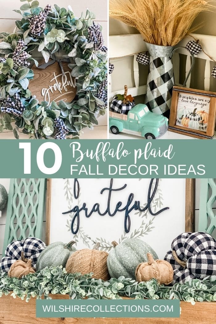 10 Buffalo check fall decor ideas - Wilshire Collections