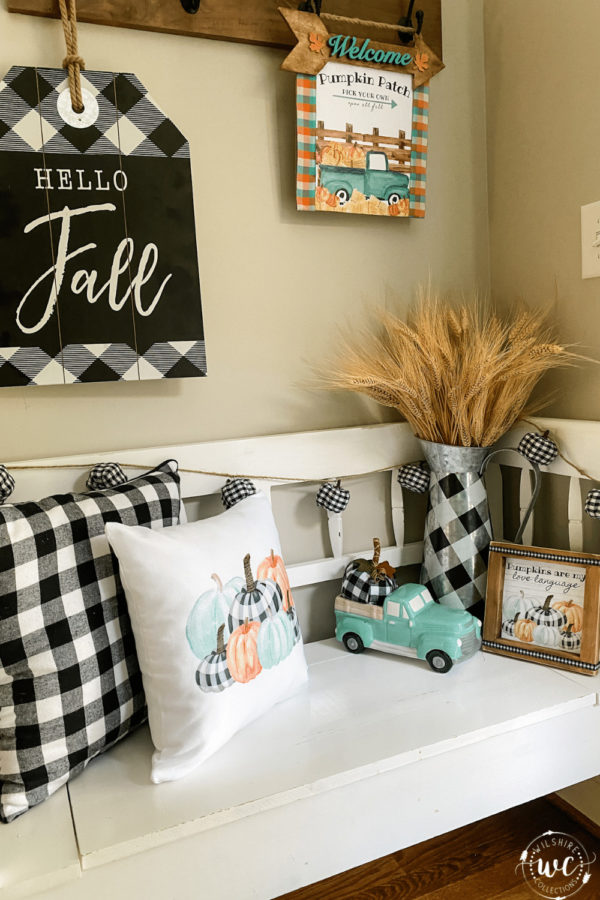 10 Buffalo check fall decor ideas - Wilshire Collections