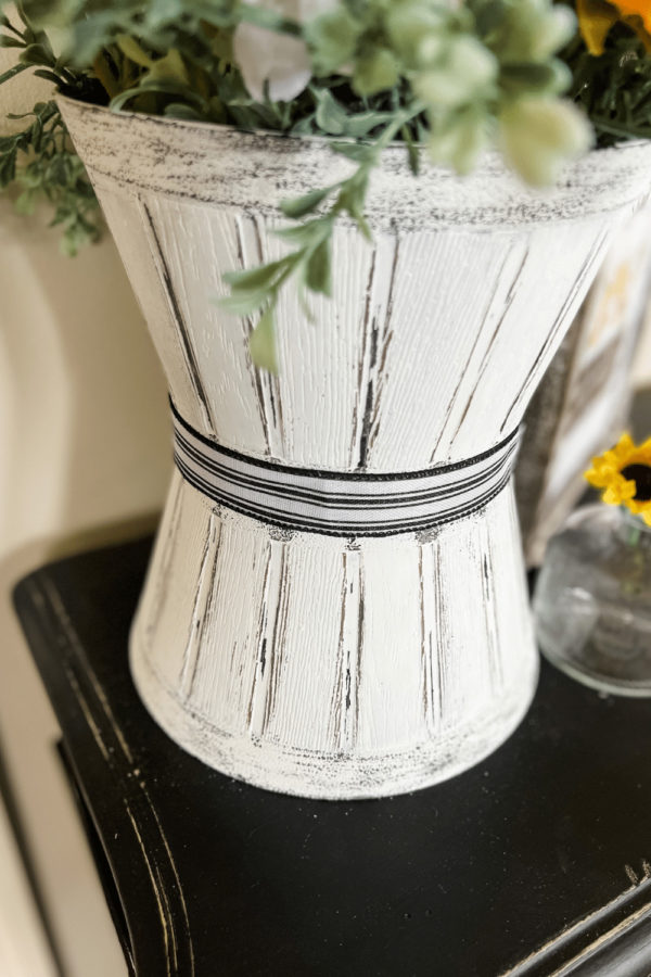 Flower pot DIY using two plastic Dollar Tree pots! - Wilshire Collections