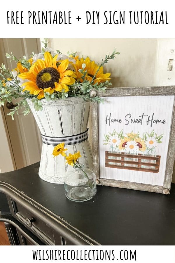 Free printable + DIY sign tutorial - Wilshire Collections