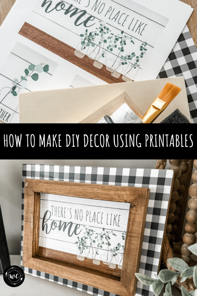 How to make DIY decor using printables - Wilshire Collections