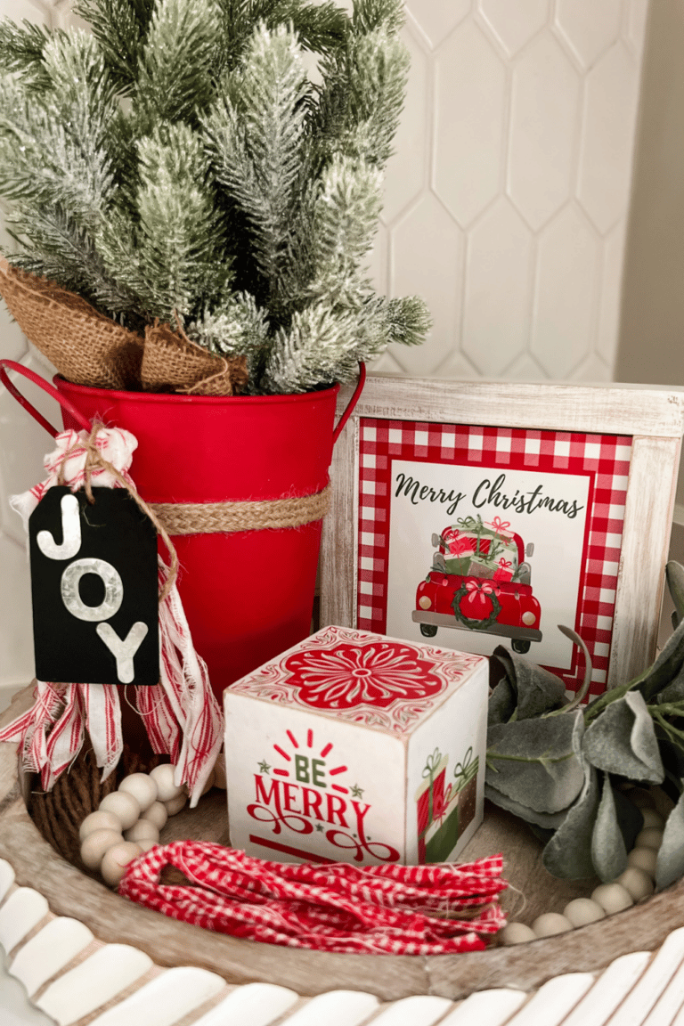 Wood cube craft idea using printables! - Wilshire Collections