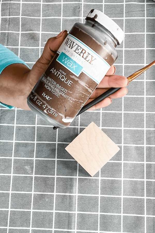Wood cube craft idea using printables! - Wilshire Collections