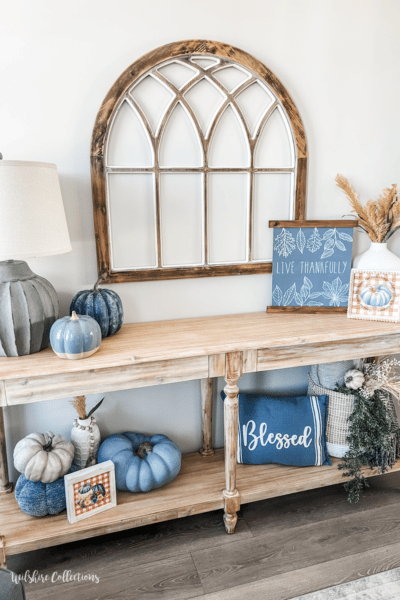 Blue Fall decor ideas and inspiration - Wilshire Collections