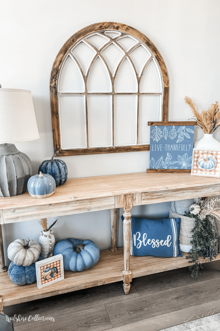 Blue Fall decor ideas and inspiration - Wilshire Collections