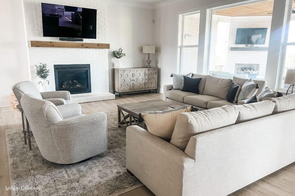 Living room furniture in our new home - Wilshire Collections