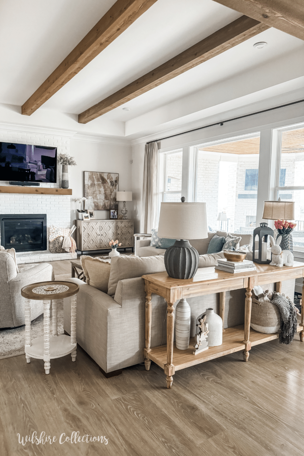 Neutral and pastel Spring decorating ideas - Wilshire Collections